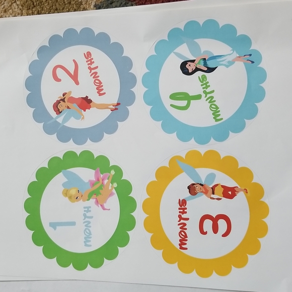 Disney | Other | Disney Tinkerbell And Friends Month Stickers | Poshmark